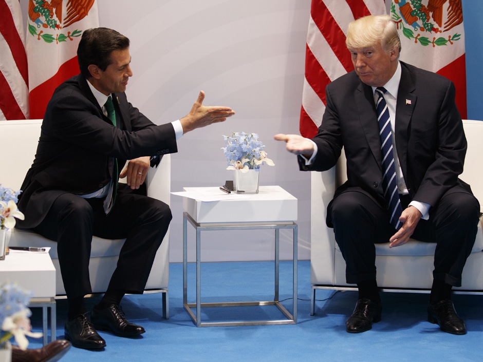 Trump brings a xenophobic, flat Earth agenda to Mexico City NAFTA talks.