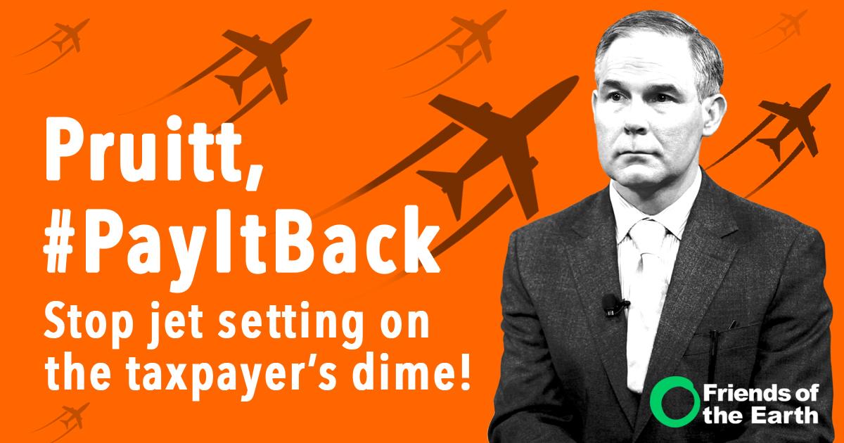 Plane Flyover to Protest EPA Head Pruitt At Texas Oil & Gas Event