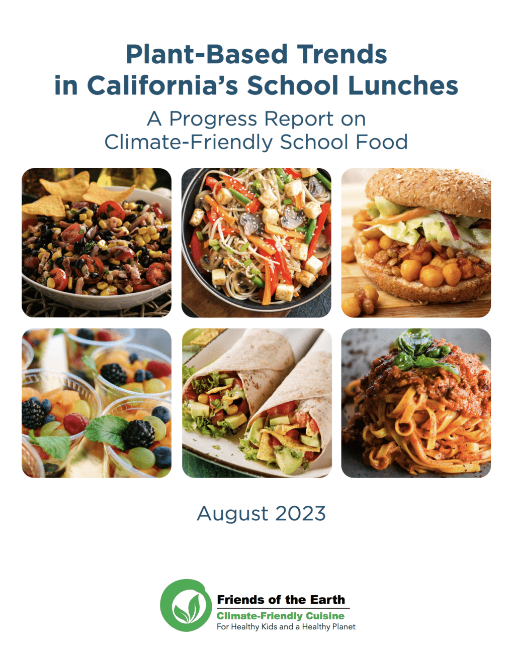 Plant-Based Trends in California's School Lunches